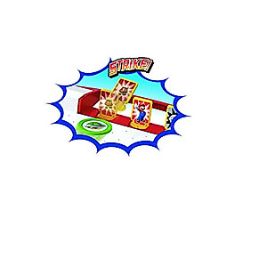 Epoch Games Super Mario Air Hockey, Tabletop Skill and Action Game with Collectible Super Mario Action Figures