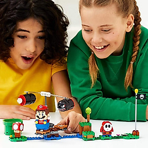 LEGO Super Mario Boomer Bill Barrage Expansion Set 71366 Building Kit; Toy for Kids to Add to Their Super Mario Adventures with Mario Starter Course (71360) Playset (132 Pieces)