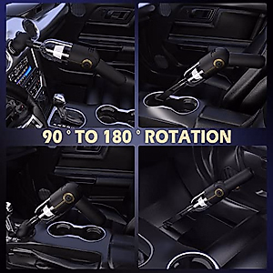 SRHHOODD Car Cordless Vacuum Cleaner - Portable Car Vacuum 90 Angle Rotation 8000pa High Power Car Vacuum Cordless Rechargeable, Car Cleaning Kit Lnterior Deep Deailing Cleaning Automotive