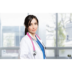 SURGICAL ONLINE Pink Stethoscope Double Tube Adult and Pediatric Stethoscope - Ideal Gift for EMT, Nurse, Doctor, Medical Student, Paramedic and First Responders - Breast Cancer Awareness Edition