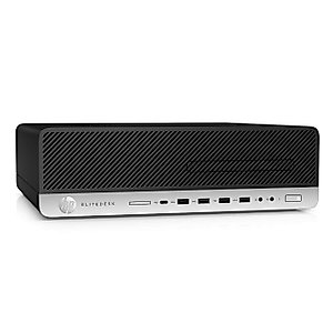 HP EliteDesk 800 G3 Small Form Factor PC, Intel Core Quad i5 6500 up to 3.6 GHz, 16GB DDR4, 2TB+512GB SSD, WiFi, VGA, DP, Win 10 Pro 64-Multi-Language Support English/Spanish/French(Renewed)