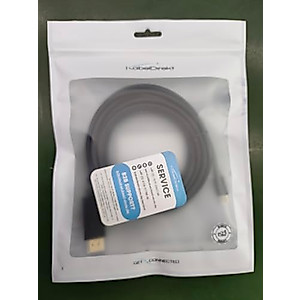 4K Mini DisplayPort to DisplayPort Cable (Mini-DP to DP) – 15ft – with Special A.I.S. Shielding in The Connector, Mini-DP/Thunderbolt 1 & 2 for PC, Laptop & Mac by CableDirect