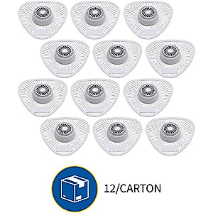 Genuine Joe GJO58335 Non-para Green Apple Scent Urinal Screen (12 pack) , Blue