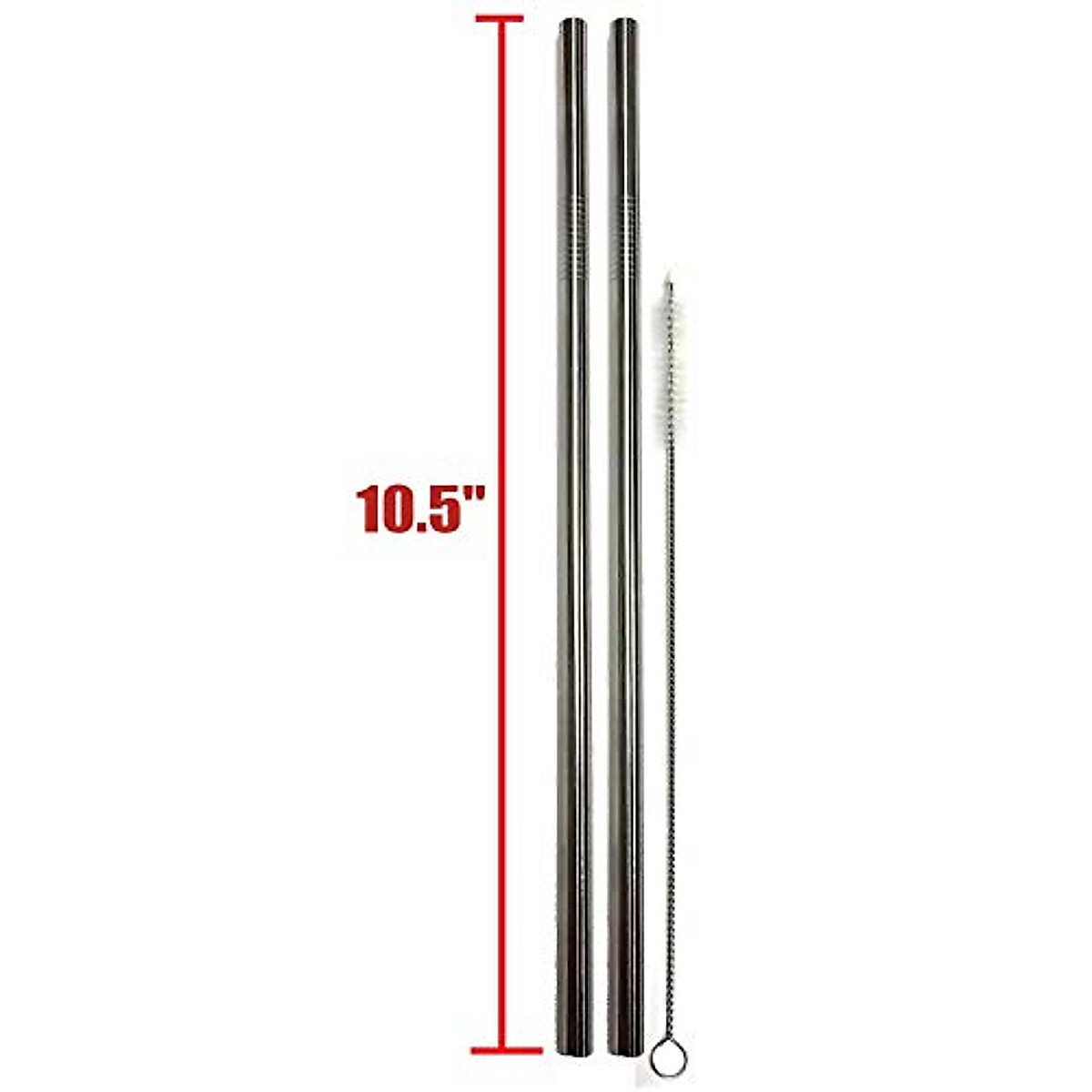 Venti Travel Mug Replacement Straws 2qty - Stainless Steel For Hot & Cold To-Go Drink Cups