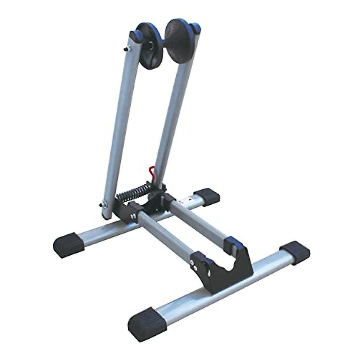 MaxxHaul 80717 Foldable Floor Bike Stand Fits 20"-29" Sports Bicycles, black