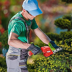 Goplus 2 in 1 Cordless Grass Shear + Hedge Trimmer w/ 3.6V Rechargeable Battery