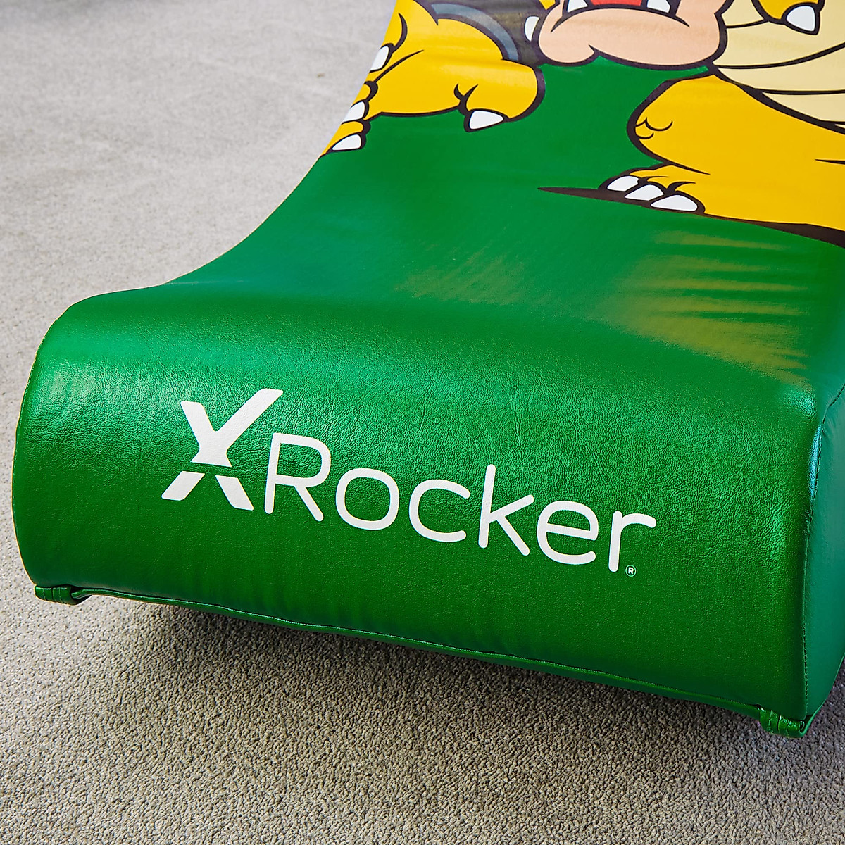 X Rocker Officially Licensed Nintendo Super Mario Bros Video Rocker - JOY Collection (Green, Bowser)