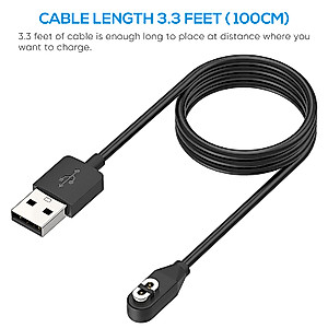 Charging Cable Replacement for AfterShokz Aeropex AS800 & Shokz OpenRun Pro & OpenRun & OpenRun Mini & OpenComm, USB Charger Cord for AfterShokz Aeropex Bone Conduction Headphones