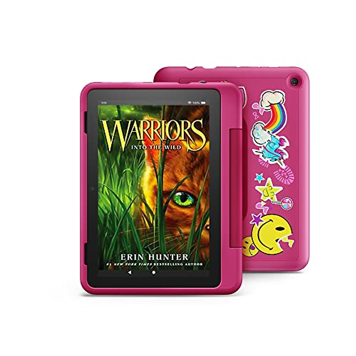 All-new Amazon Fire HD 8 Kids Pro tablet, 8" HD display, ages 6-12, 30% faster processor, 13 hours battery life, Kid-Friendly Case, 32 GB, (2022 release), Rainbow Universe