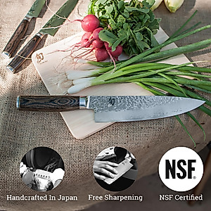 Shun Premier Kitchen Knife Starter, 3-Piece Set, TDMS0300, Silver