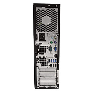 HP EliteDesk 8300 Business Desktop Computer, Intel Quad Core i7, 16GB DDR3 RAM, 2TB HDD, DVD-ROM, Windows 10 Pro, RGB Speakers, Dual 24-inch Monitors (Renewed)