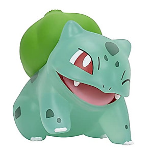 Pokemon Battle Figure 4 Pack - Translucent Figures Features 3-Inch Pikachu, Charmander, Bulbasaur, Squirtle - Authentic Details