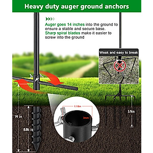 Bluebird House Pole 109 Inch, Heavy Duty Bird Feeder Pole for Outdoors, Adjustable Smart Bird Feeder Stand, Bird Buddy Mounting Pole