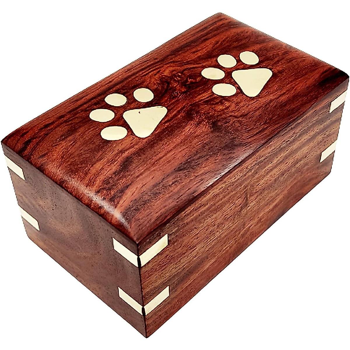 Wooden Pet Memorial Keepsake Cremation Urns for Ashes Pet Urn Wood Keepsake Box Urns for Cat Dogs Ashes | Cat Memorials