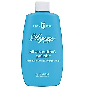W. J. Hagerty Hagerty 10080 Silversmiths' Silver Polish, 8 Ounces, 8-Ounce, Blue, 8 Fl Oz