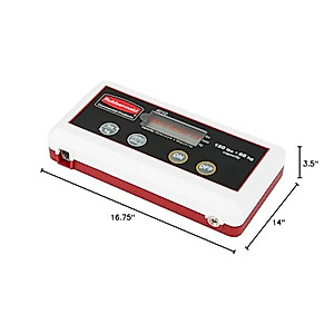 Rubbermaid Commercial Products Digital Receiving Scale, 150-Pound Capacity, Heavy-Duty Non-Skid Shipping and Postal Scale, Food Scale for Kitchen/Restaurant
