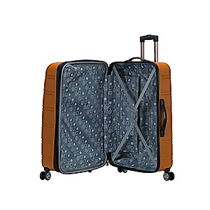 Rockland Melbourne Hardside Expandable Spinner Wheel Luggage, ORANGE, 3 Piece (20"/24"/28")