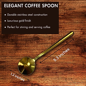 Suneville Coffee Spoon Rest with Coffee Spoon - Tea Spoon Rest - Ceramic Coffee Spoon Holder - Spoon Rest for Coffee Stirrers, Teaspoon & Bar Spoon - Coffee Bar & Station Accessories