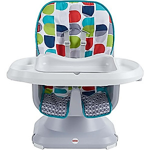 Fisher-Price SpaceSaver High Chair, Blue/Green