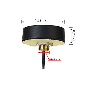 2.4G 5G 5.8 GHz WiFi Antenna Outdoor Mini Omni-Directional Dual Band 2dBi Screw-Mount Waterproof Antenna for Wireless Systems