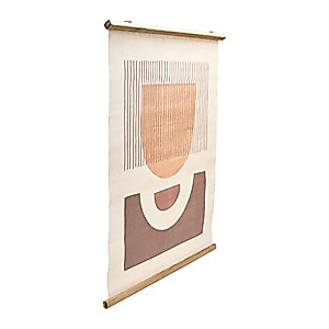 Main + Mesa Modern Boho Wood Scroll Wall Décor