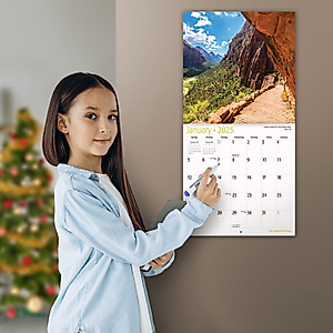MICASA National Parks 2023 Hangable Monthly Wall Calendar | 12" x 24" Open | Thick & Sturdy Paper | Giftable | Explore Our Protected Lands