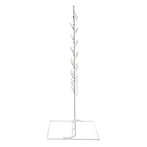 KC Store Fixtures Clip/Chip Rack 3-Rows, Chrome