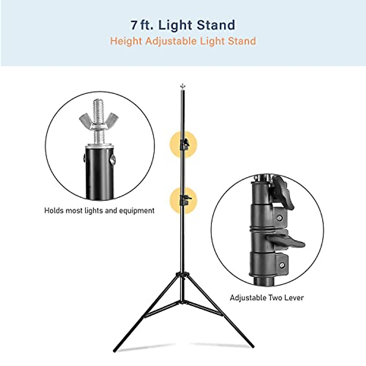 Julius Studio 10 Feet Wide Photography Photo Muslin Background Support Stand Backdrop Crossbar Kit, Backdrop Support Stand with Carry Bag, JSAG576