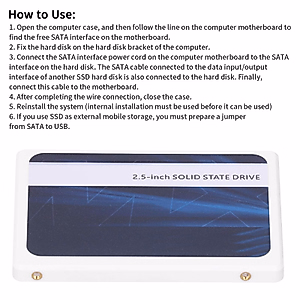 External Hard Drives, SATA3.0 2.5 inch SSD 8GB/ 16GB /32GB /60GB /120GB /240GB/ 480GB /1T /2T, Portable PC Solid State Hard Disk Drive for Laptop,PC,Mac 10,OS,Windows 10/8/7/XP(32GB)