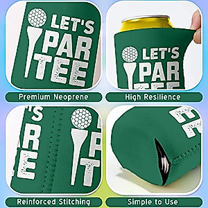 Pop Nordic Golf Can Cooler, Golf Bachelor Party Can Sleeves for Women Men, Neoprene Insulator Beer Cozy Bulk for Wedding Bridal Shower Bachelorette Party Favor