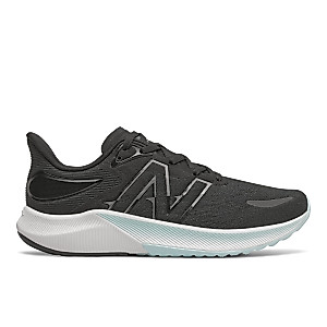 New Balance Women's FuelCell Propel V3 Running Shoe, Black/Pale Blue Chill, 8