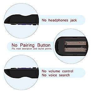 Gvirtue Replacement Remote Control for Roku Box Model: Roku 1, Roku 2(HD, XD, XS), Roku 3, Roku LT, HD, XD, XDS, Roku N1, Roku Express, Roku Express+