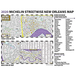 Streetwise New Orleans Map - Laminated City Center Street Map of New Orleans, Louisiana (Michelin Streetwise Maps)