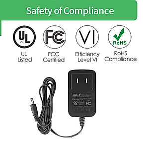 AC to DC 24V 1A Power Supply Adapter, Plug 5.5mm x 2.1mm UL Listed FCC