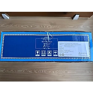 fanquare 8" Bone China Dessert Plates Set of 4, European Blue Floral Pasta Bowls Set, Porcelain Salad Plates for Soup, Microwavable Plates