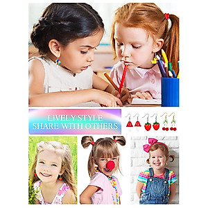 25 Pairs Cute Weird Earrings Funny Dangle Drop Earrings Water Bottle Earrings Milk Tea Dangle Earrings Bear Goldfish Water Bottle Strawberry Mushroom Butterfly Cloud Flowers Dinosaur Egg Earrings