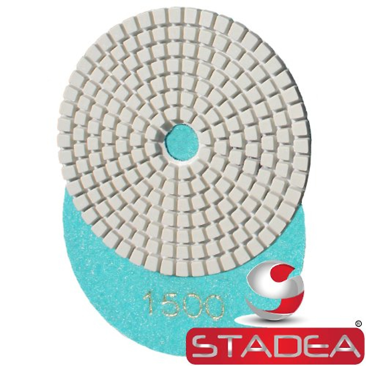 4 inch diamond concrete polishing pads - Granite Marble Stone Polishing 8 Pcs Set By STADEA