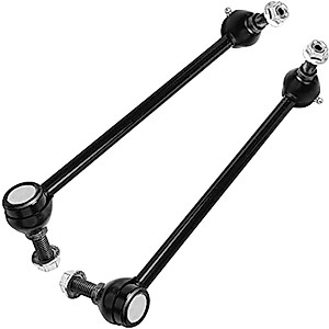 Detroit Axle - Front 12pc Suspension Kit for 98-07 Ford Taurus 98-05 Mercury Sable 2 Lower Control Arms 2 Ball Joints 2 Sway Bars 4 Tie Rods 2 Boots 1998 1999 2000 2001 2002 2003 2004 2005 Replacement