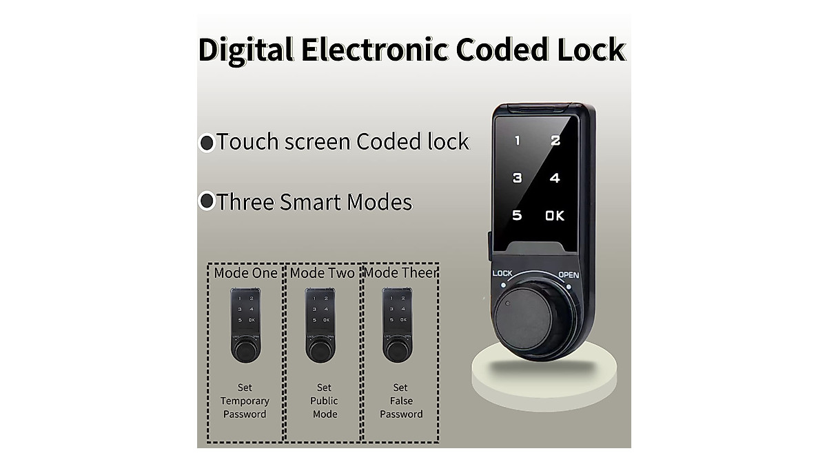 Digital Electronic Coded Lock, Smart Electronic Drawer Lock ...