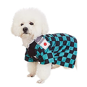 Impoosy Dog Halloween Costume Cute Pet Clothes Puppy Cosplay Shirts for Small Medium Large Dog Clothing Outfits (M,Green)