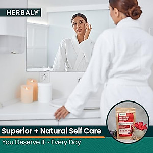 Herbaly Heart Functional Tea - 9 Superherbs - Natural, Organic, Non-GMO, Caffeine-Free, Sugar Free - 1 Pack, 30 Pyramid Tea Bags