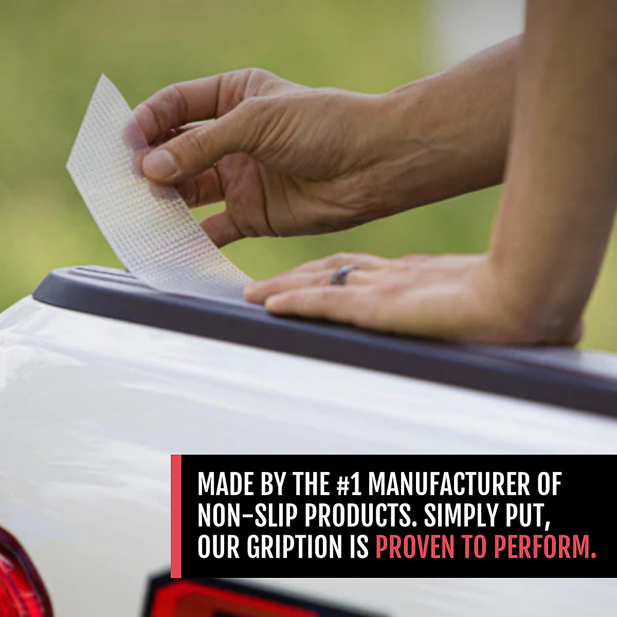 CATTONGUE GRIPS Non-Abrasive Grip Tape Heavy Duty Waterproof Anti Slip Tape for Indoor & Outdoor Use - Thousands of Grippy Uses: Home Goods, Hardware, Accessible Home and More! (Black Tape)