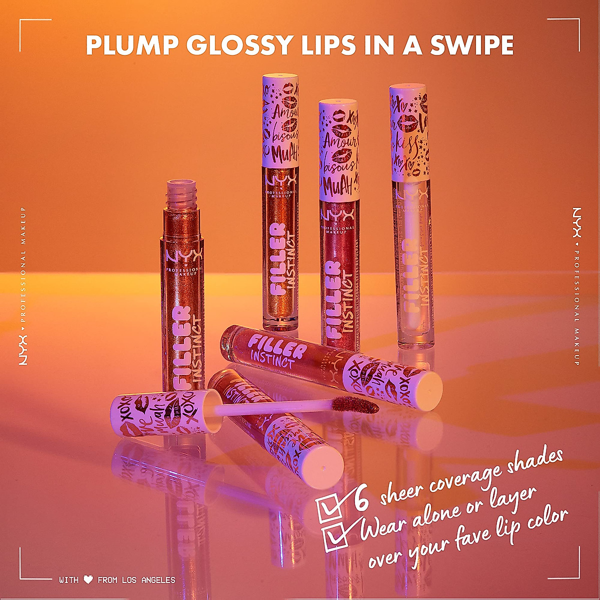 NYX PROFESSIONAL MAKEUP Filler Instinct Plumping Lip Polish, Lip Plumper Gloss - Cheap Fills (Bronze Gold)