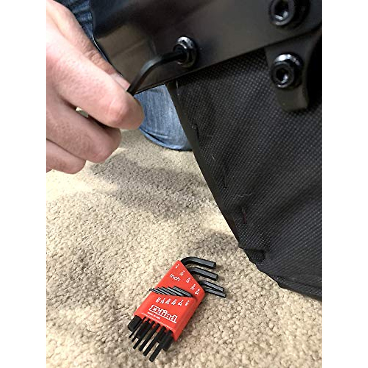 EKLIND 10111 Hex-L Key allen wrench - 11pc set SAE Inch Sizes .050-1/4 Short series