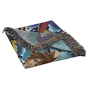 Northwest Kingdom Hearts, Ready for the Road, 48" x 60" Throw, Woven Tapestry Blanket