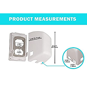 Little Chicks Baby Plug and Outlet Covers for Wall Sockets - 2 Pack - Model CK030