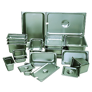 Update International 4" Third-Size Anti-Jam Steam Table Pan