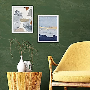 Frametory 12x16 Picture Frame, Display Pictures 8.5x11 with Mat or 12x16 without Mat, for Poster Print Diamond Painting Wall Frame - Wide Molding (12x16, White)