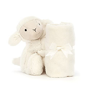 Jellycat Bashful Lamb Baby Stuffed Animal Security Blanket