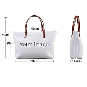Xhuibop Pug Shopper Handbags for Women Purse and Wallet Set for Teens Girls Leather Wallet Top Handle Shoulder Bags Large Capacity Tote Bag